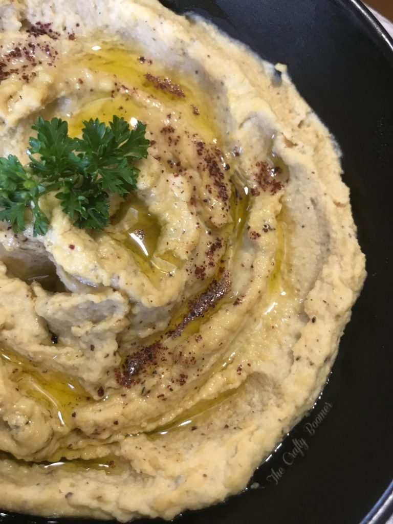Lemon Garlic Hummus · The Crafty Boomer