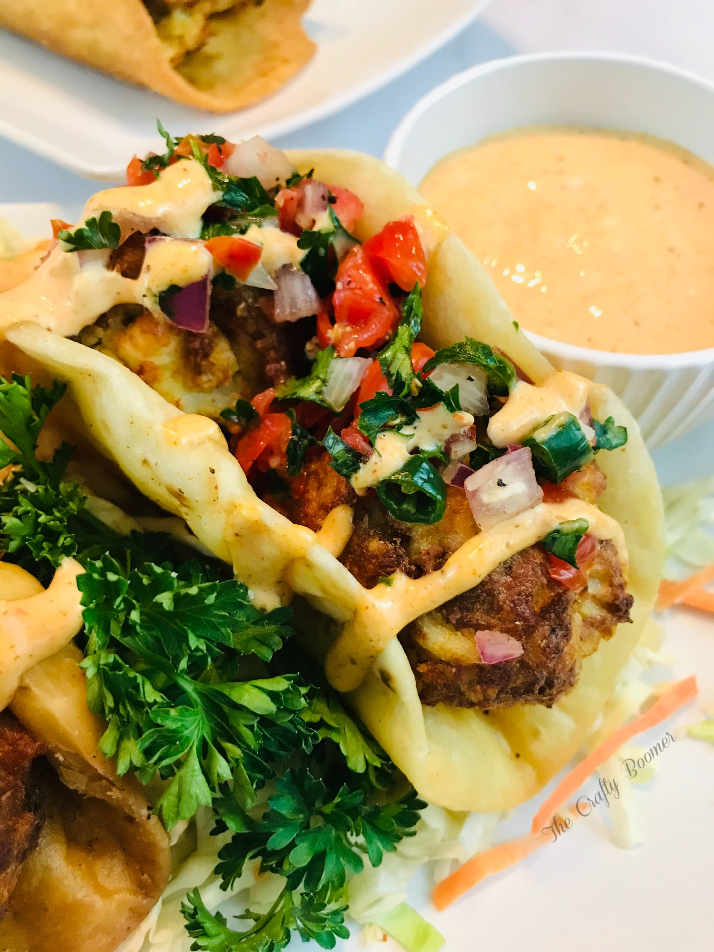 Crab Stuffed Tacos · The Crafty Boomer